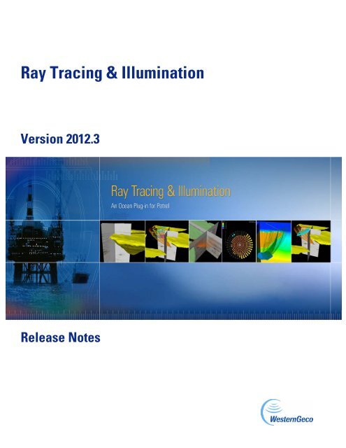 Release Notes 2012 - Ocean - Schlumberger