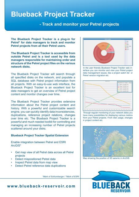 Blueback Project Tracker - Ocean - Schlumberger