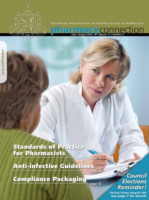 Standards of Practice for Pharmacists Anti-infective Guidelines ...