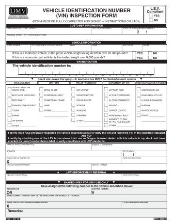 Vehicle-Identification-Number Magazines