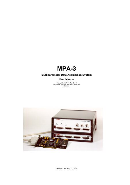 MPA-3 - FAST Comtec