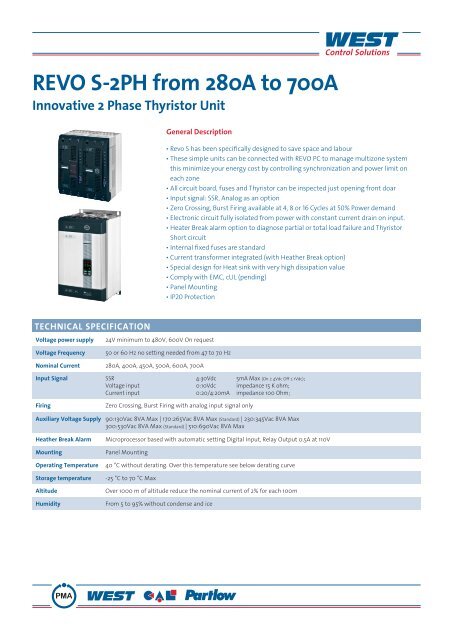 REVO S-2PH from 280A to 700A - OEM Automatic AB