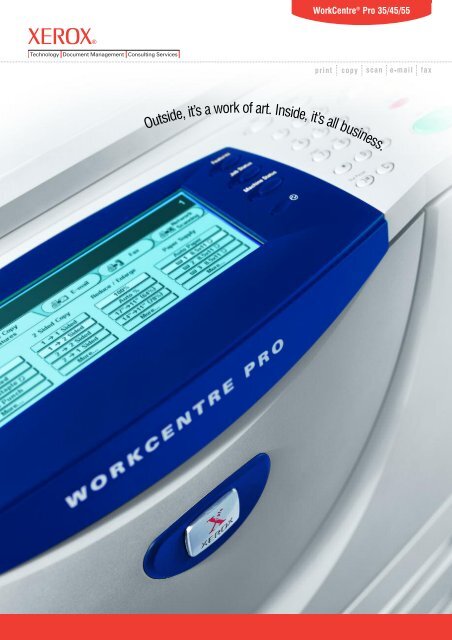 WorkCentre Pro 35/45/55 Product Brochure (PDF, 564 KB) - Xerox