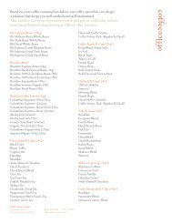 to download our menu - Office Coffee Solutions