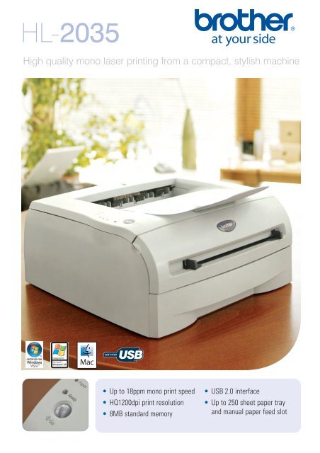 Brother HL2035 Laser Printer - Office Printers