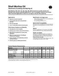 Shell Thermia Oils B and D are based on carefully selected highly ...