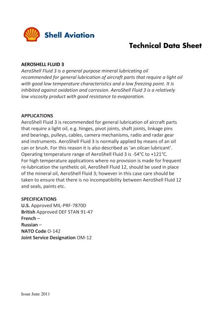Aeroshell Fluid 3 - Silmid
