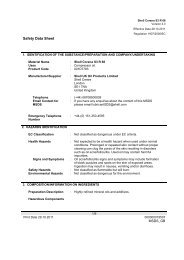 Safety Data Sheet Shell G