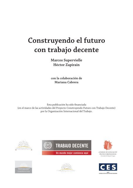 Construyendo el futuro con trabajo decente - OIT/Cinterfor
