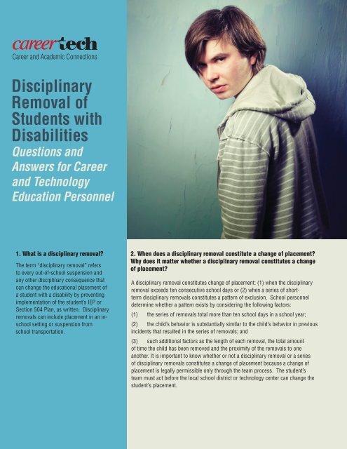 Disciplinary Removal of Students with Disabilities - Oklahoma ...