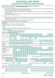 Old Mutual Funeral Claim form - Mymgf.co.za