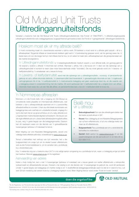 Old Mutual Unit Trusts