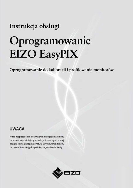 Instrukcja obsługi EasyPIX 2 w języku polskim - Eizo