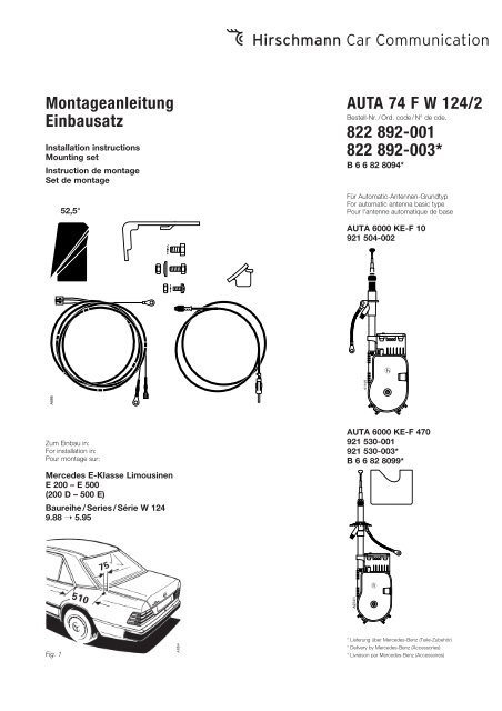 822 892-001 822 892-003 - Hirschmann Car Communication