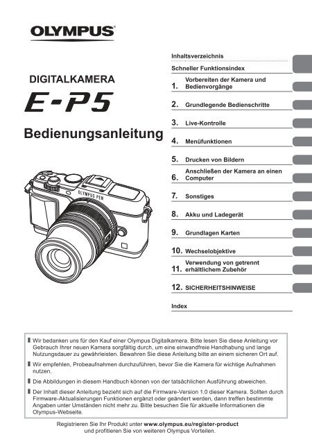 Bedienungsanleitung - Olympus