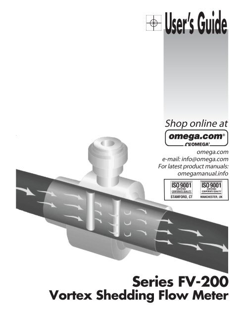 Vortex Shedding Flow Meter - Omega Engineering