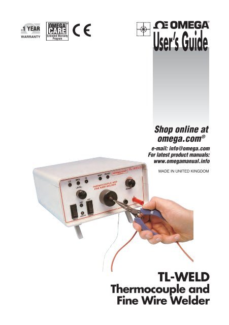 Manuals - Omega Engineering