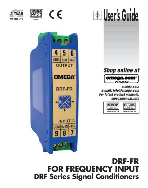Manual - Omega Engineering