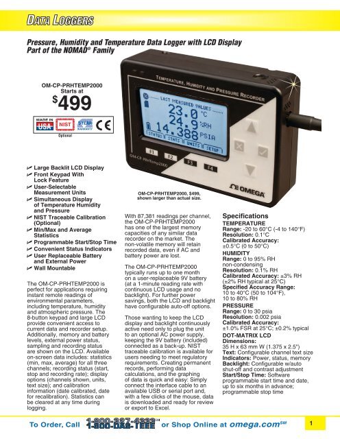 Pressure, Humidity and Temperature Data Logger with LCD Display