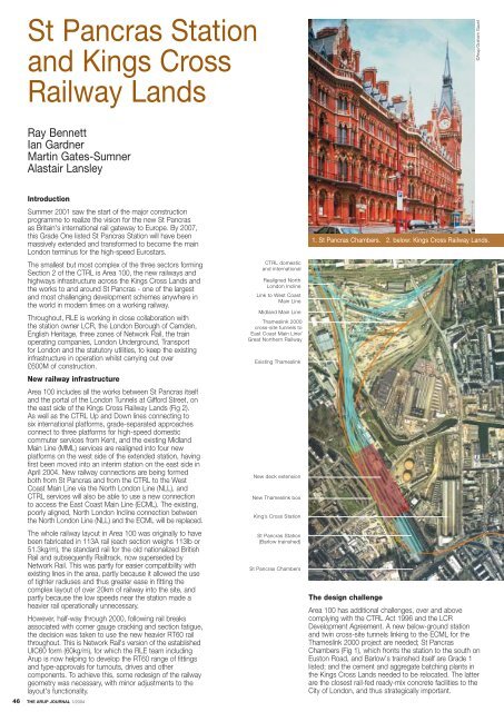 St Pancras Station and Kings Cross Railway Lands - OMEGA Centre