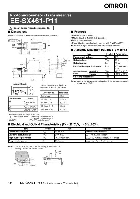 EE-SX461-P11 - Omron