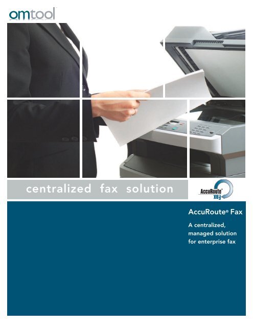AccuRoute Fax Brochure - Omtool