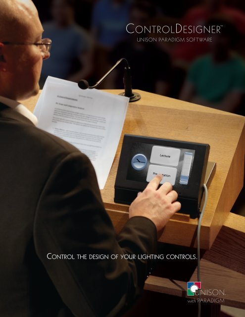 Unison Paradigm ControlDesigner Brochure - ETC