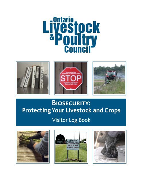 Visitor Log Book - Ontario Livestock & Poultry Council