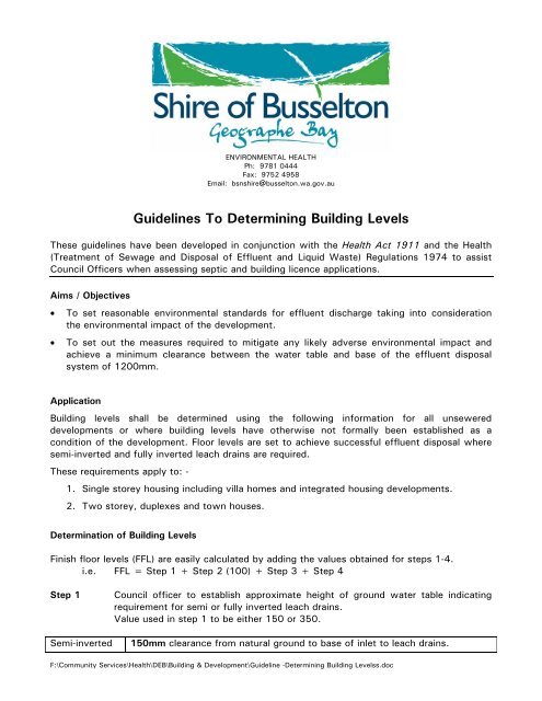 Guidelines To Determining Building Levels