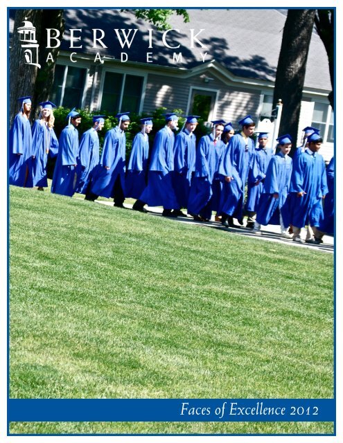 Faces of Excellence 2012 - Berwick Academy