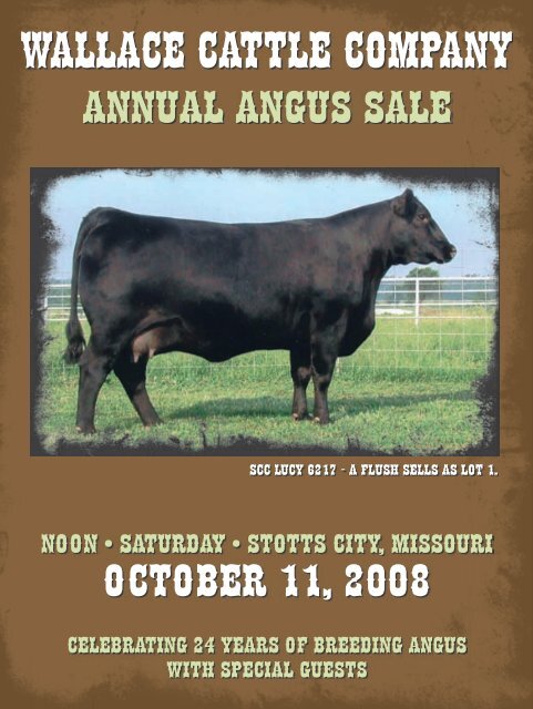 WALLACE CATTLE COMPANY - Angus Journal