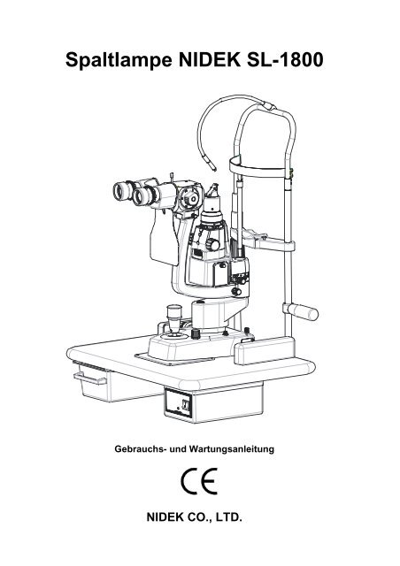 Spaltlampe NIDEK SL-1800