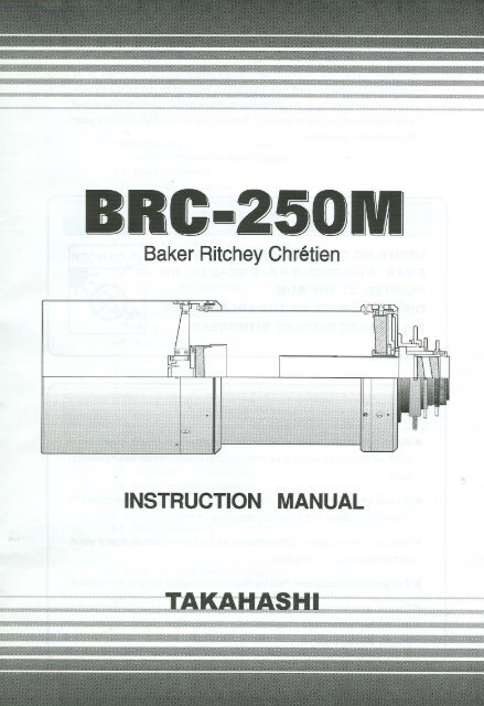 BRC_250M Manual.pdf - Takahashi