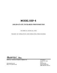 TCF-S Technical Manual - Optec, Inc.