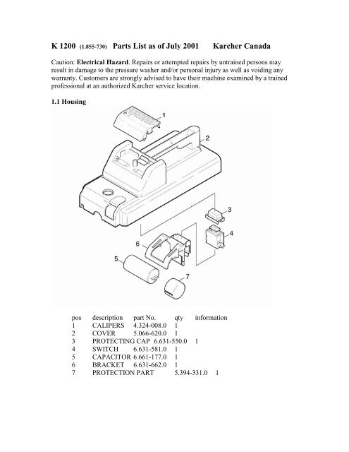 Karcher Maker Manual Spare Parts Catalogue Pdf | Reviewmotors.co