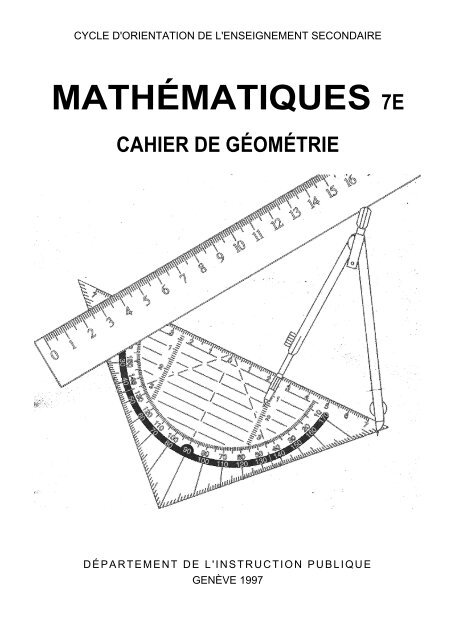 MATHÉMATIQUES 7E - Ordiecole.com