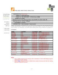 PRE-BID MEETING MINUTES Invitation for Bids - Riverside County ...