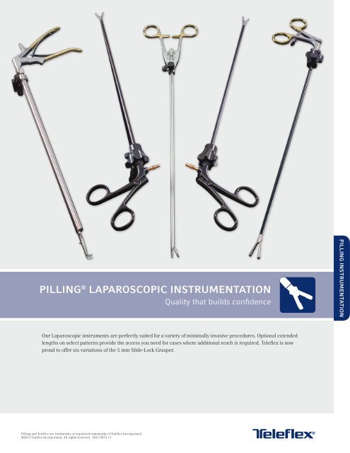 PILLINGÂ® LAPAROSCOPIC INSTRUMENTATION - OR Live