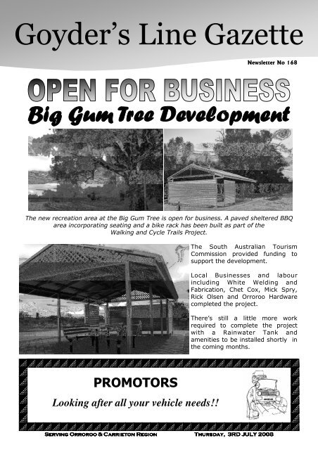 GLG July 2008 - District Council of Orroroo Carrieton - SA.Gov.au