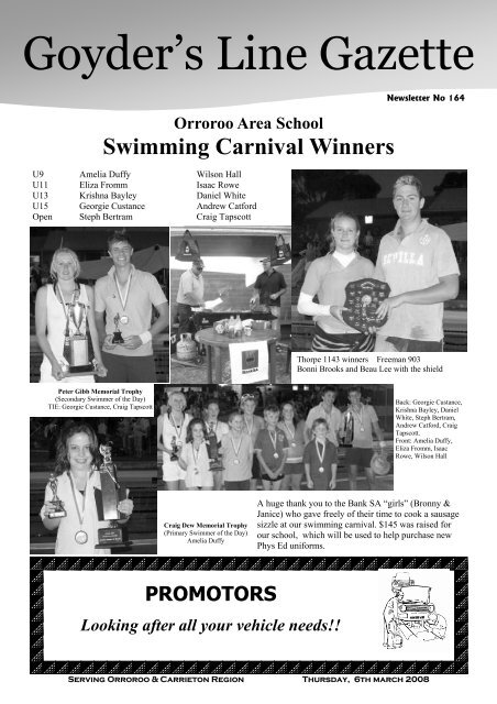 Goyder's Line Gazette March08 Issue - District Council of Orroroo ...