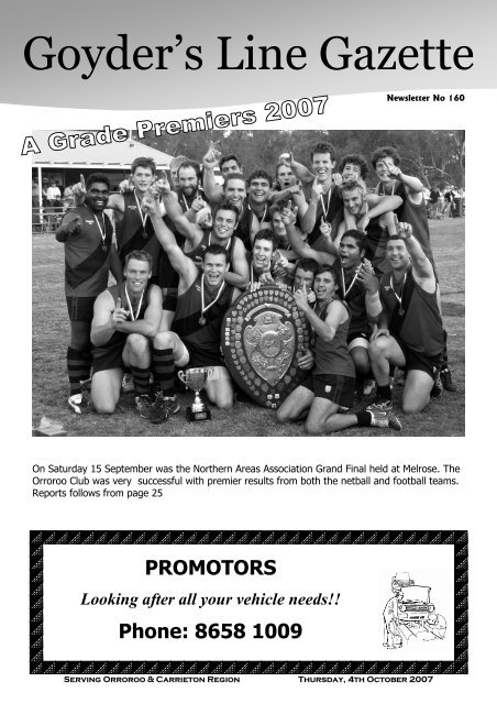 GLG October 2007 - District Council of Orroroo Carrieton