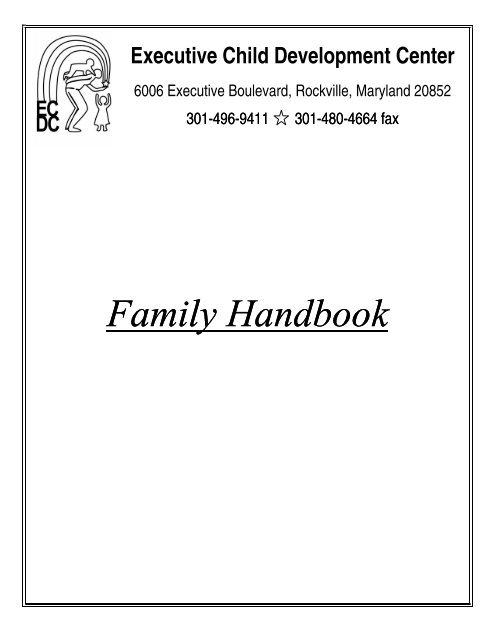 Executive Child Development Center Family Handbook