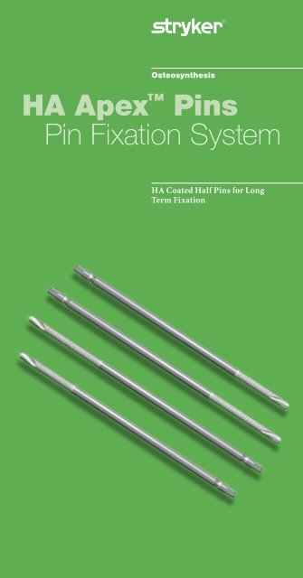 HA Apex Pin Flyer - Stryker