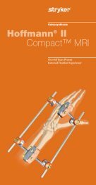 Hoffmann II MRI External Fixation Systems - Stryker