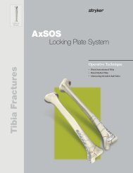AxSOS Distal Tibia Operative Technique - Stryker