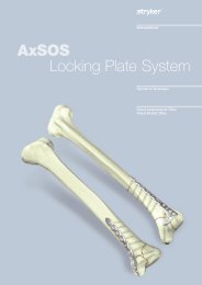 AxSOS Proximal Tibia Operative Technique - Stryker