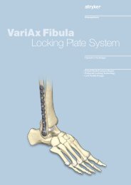 VariAx™ Distal Radius Locking Plate System - Stryker