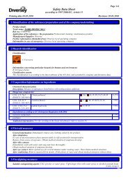 Safety data sheet - Diversey