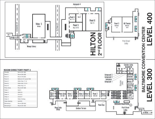 Awesome Sheet of Awesomeness BCC Map - Otakon