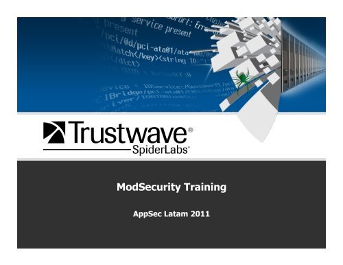 Configurando o ModSecurity - owasp